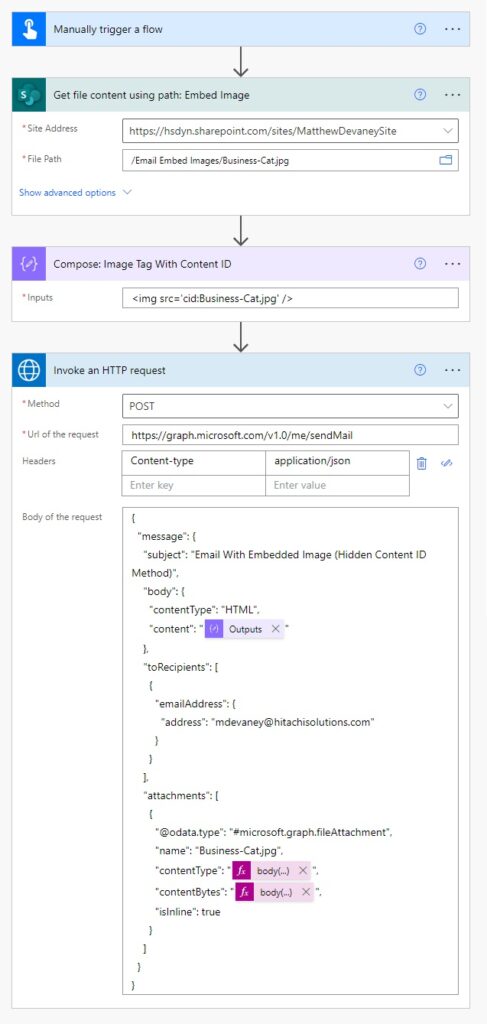 3 Ways Power Automate Can Embed An Image In Email
