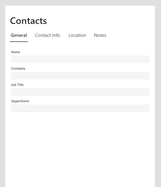Power Apps Tab List - Modern Controls - Matthew Devaney
