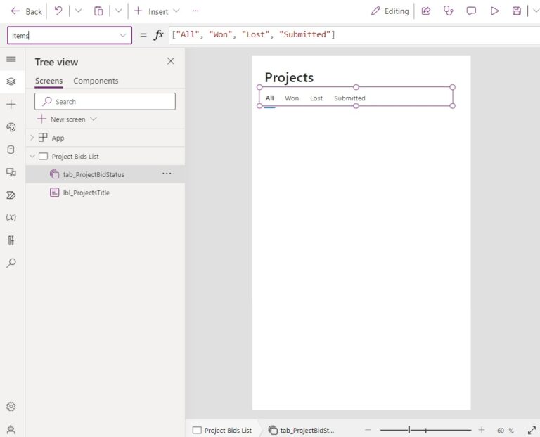 Power Apps: Filter Gallery With A Tab List