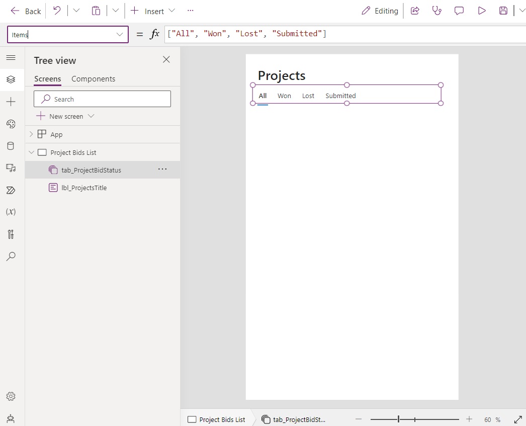 Power Apps: Filter Gallery With A Tab List