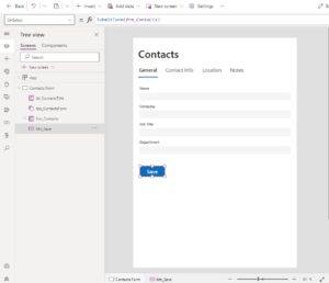 Power Apps Tabbed Form Using Tab List Modern Control