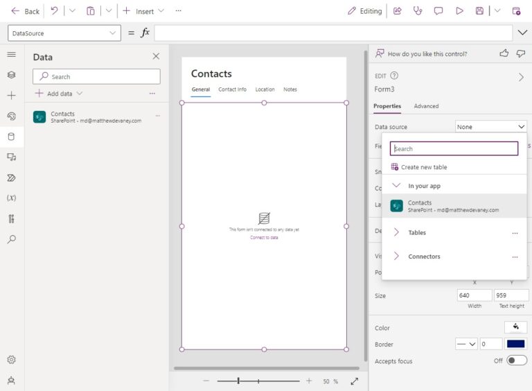 Power Apps Tabbed Form Using Tab List Modern Control