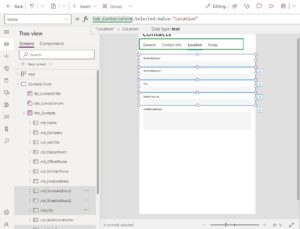 Power Apps Tabbed Form Using Tab List Modern Control