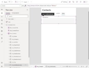 Power Apps Tabbed Form Using Tab List Modern Control