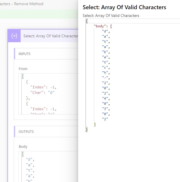 Power Automate: Remove Characters From A String