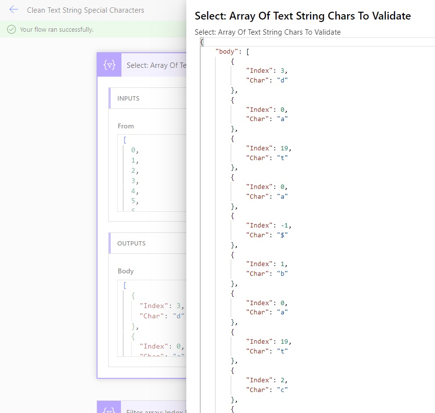 Power Automate: Remove Characters From A String