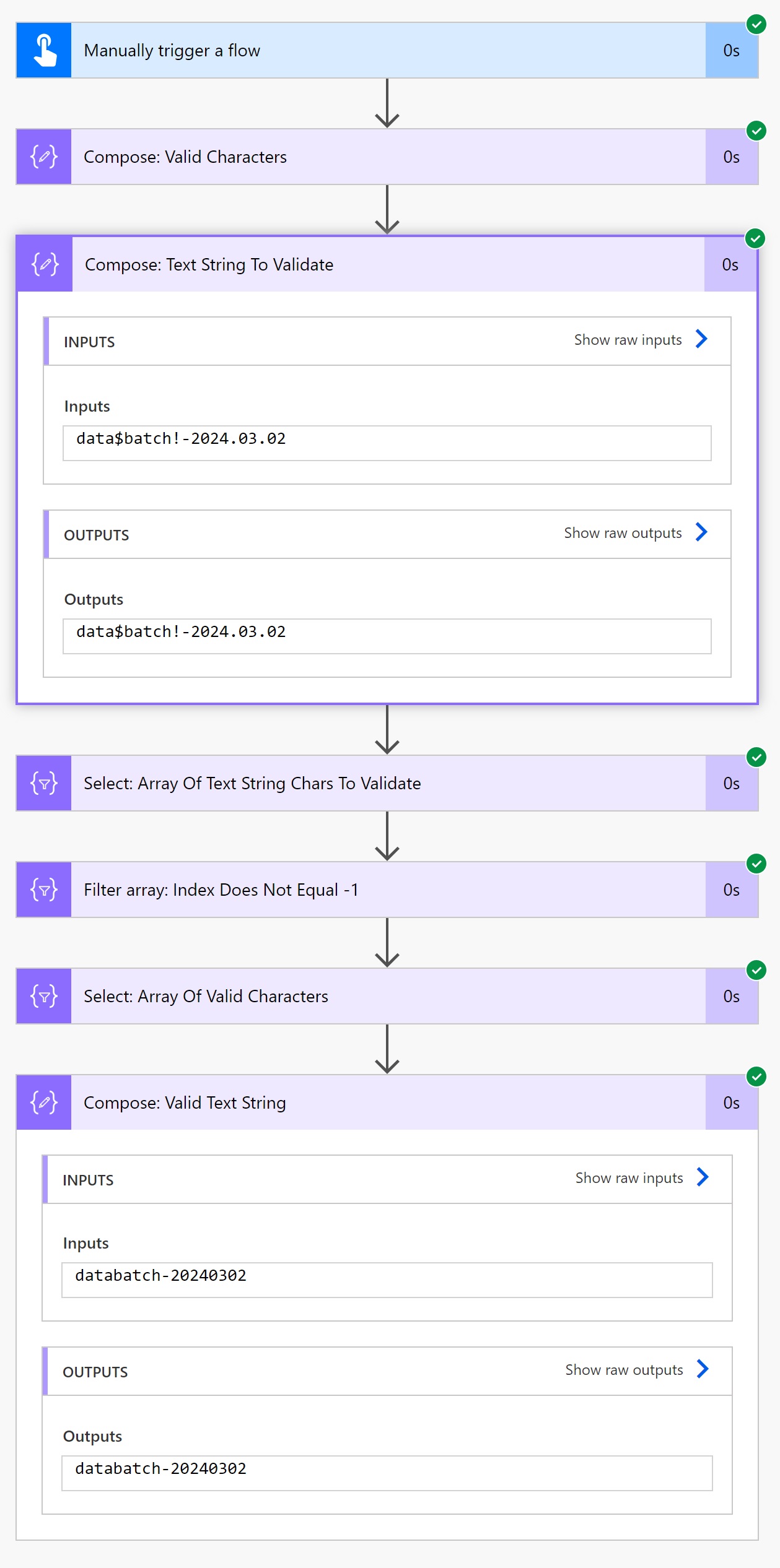 Power Automate: Remove Characters From A String