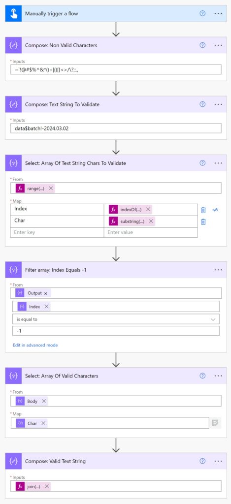 Power Automate Remove Characters From A String