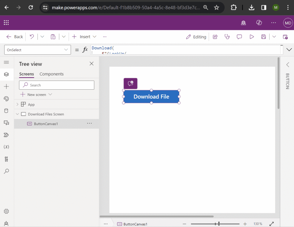 Power Apps: Download File From Dataverse File Column