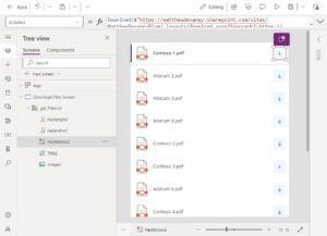 Power Apps: Download File From SharePoint Document Library