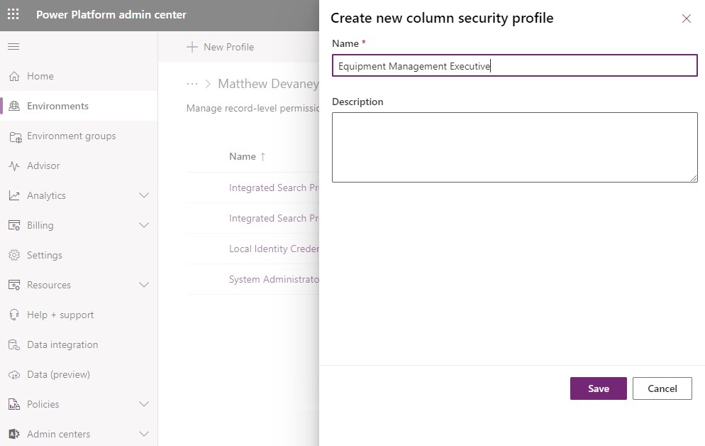 How To Enable Column Level Security In Dataverse