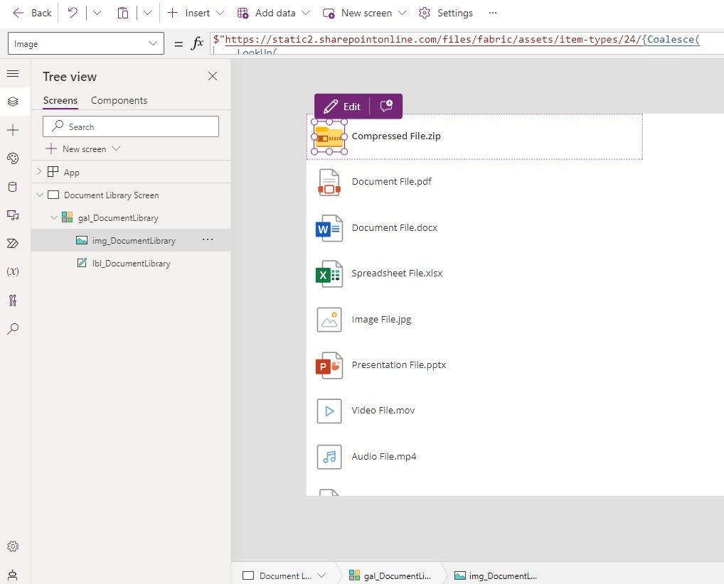 How To Show File Type Icons In A Power Apps Gallery