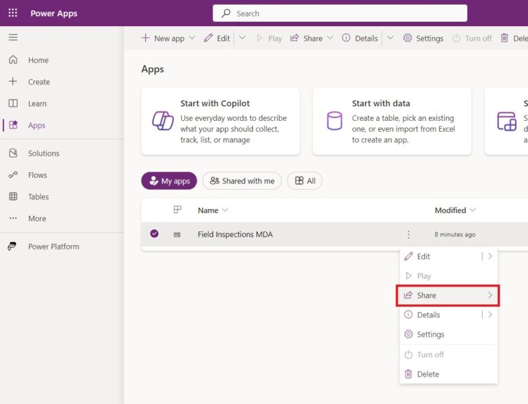 Share A Model-Driven App With An Entra Security Group
