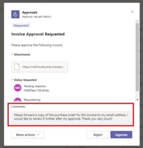 How To Get Approval Comments In Power Automate