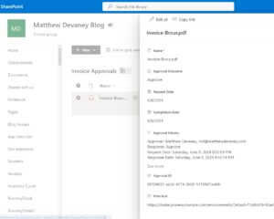 Power Automate Approval History For SharePoint Files & Items