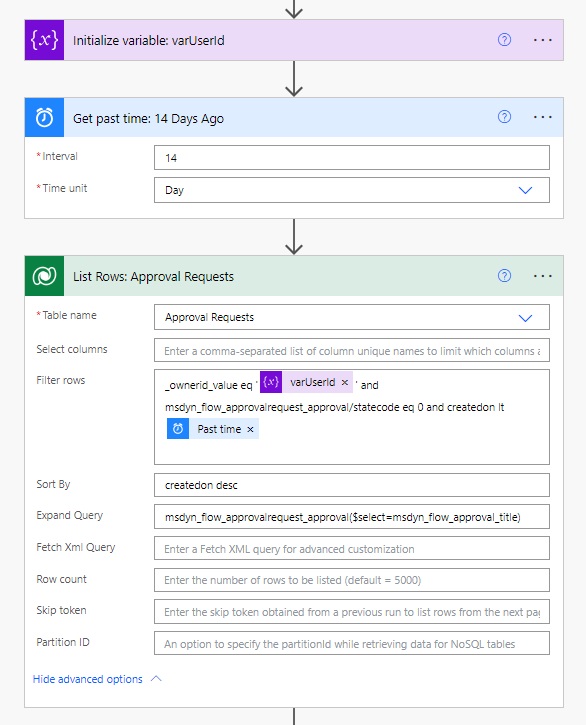 Power Automate Approval Reminder Summary Email