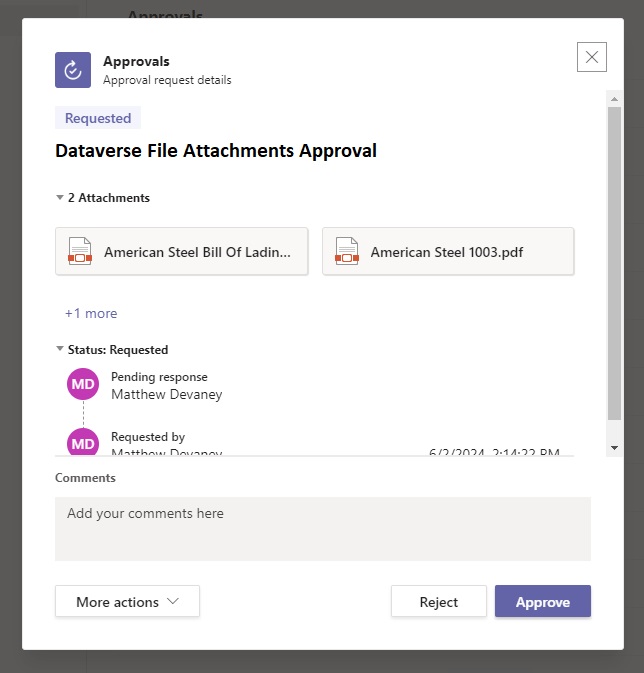 Power Automate Approvals Attachments With Dataverse Files