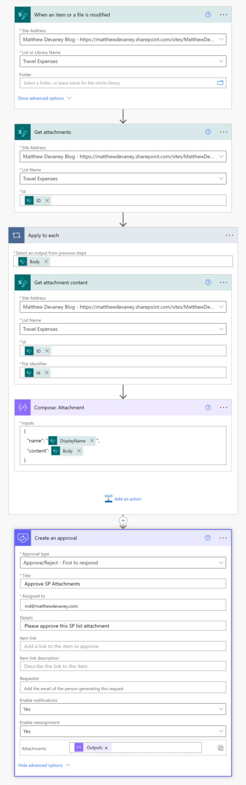How To Add Power Automate Approval Attachments (SharePoint)