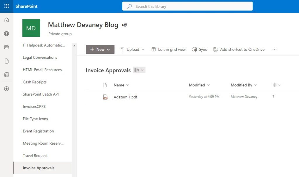 How To Add Power Automate Approval Attachments (SharePoint)