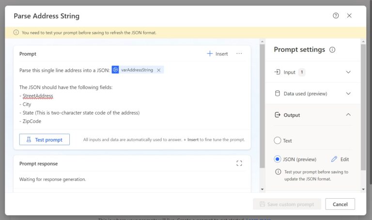Power Automate: Create Text With GPT & AI Prompts