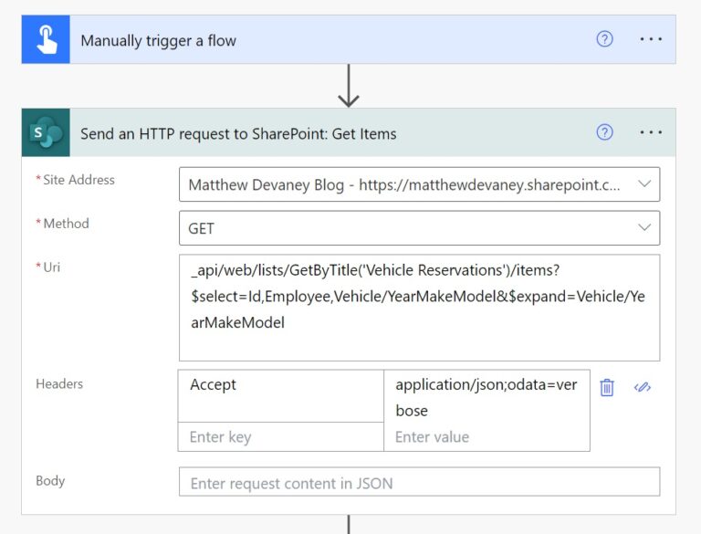 Power Automate Expand Query To Join Sharepoint Lists